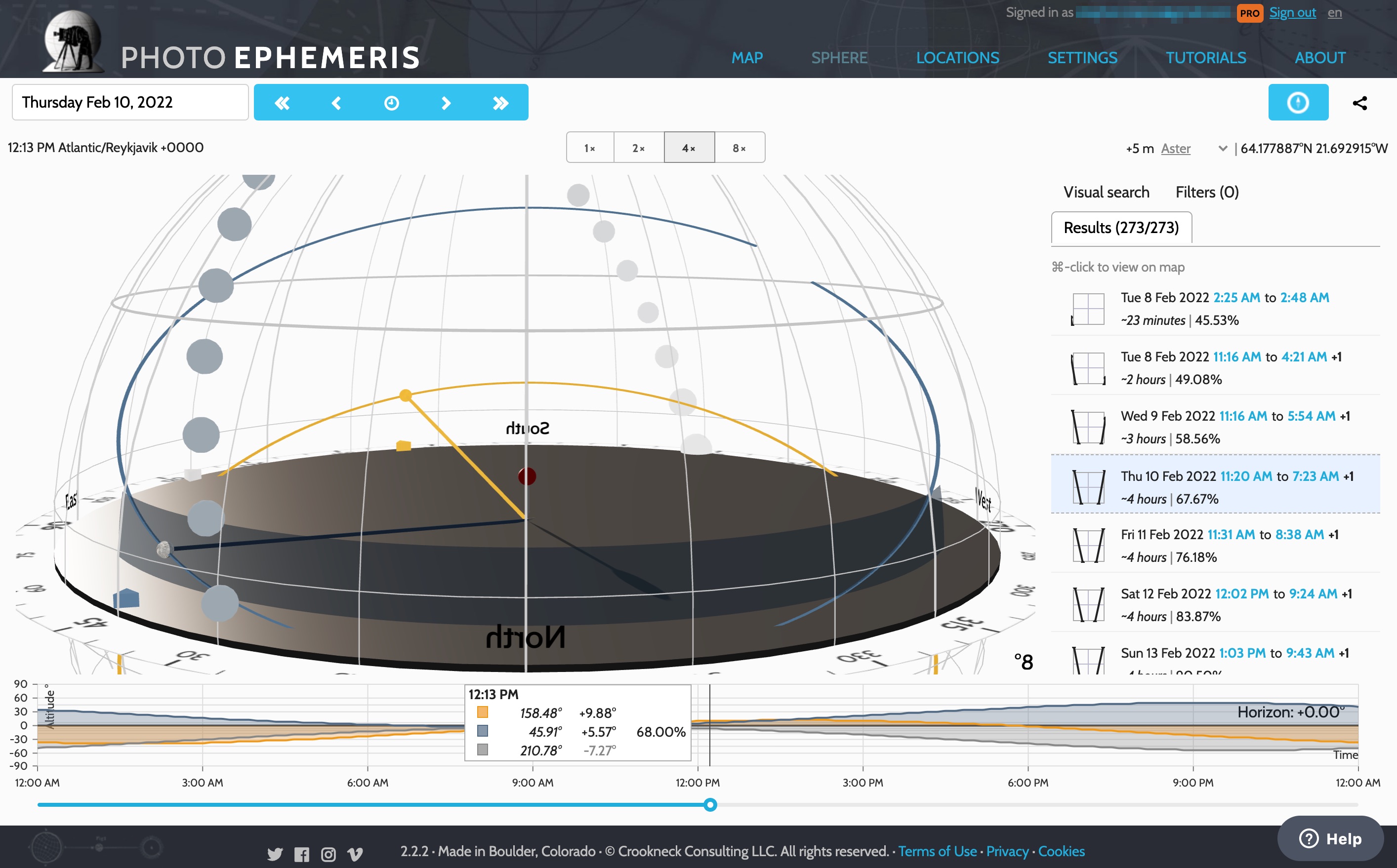 Using Photo Ephemeris Web, Part 8: Visual Search – Help Center